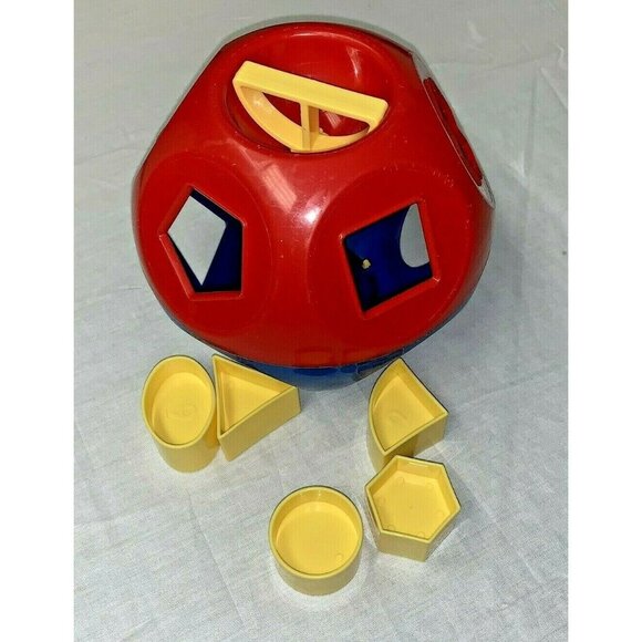 Tupperware | Toys | Tuppertoys Shapeo Shape Sorter Toy With 5 Shapes ...